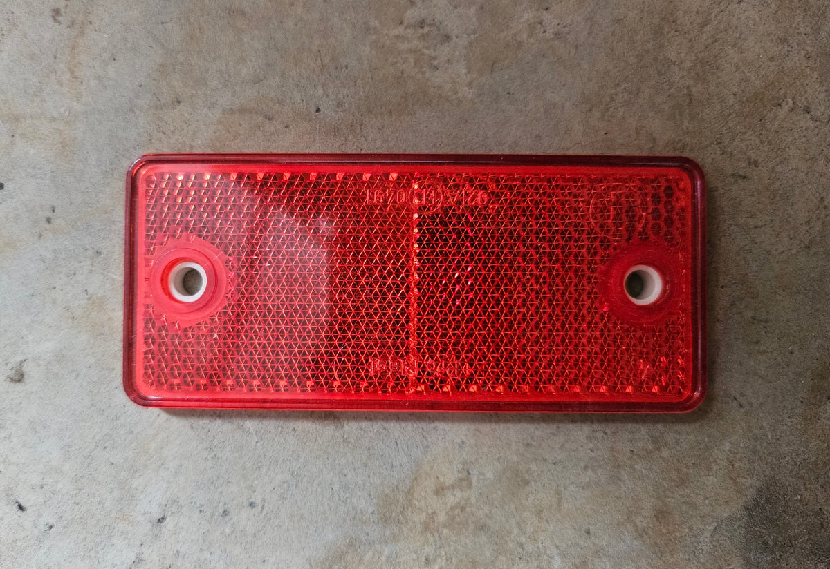 Red Retro Reflector with Dual Fixing Holes 84030 – Decked Out Auto ...