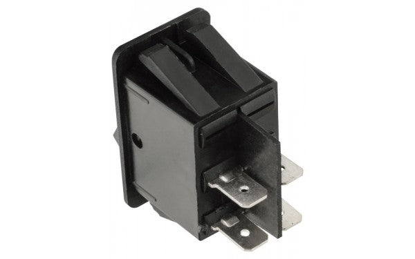 Rocker Switch with Beacon symbol Rectangle Amber Light RS12A-19 ...