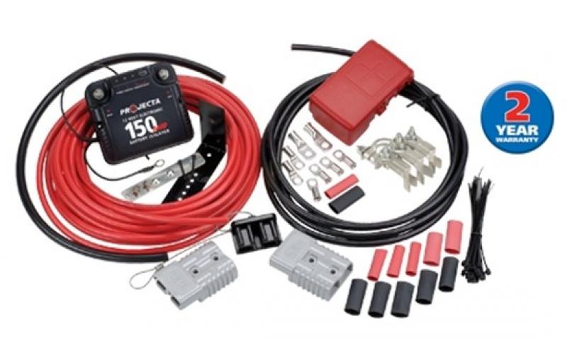 Projecta Trailer Dual Battery Kit 12V 150A DBC150TK – Decked Out Auto ...